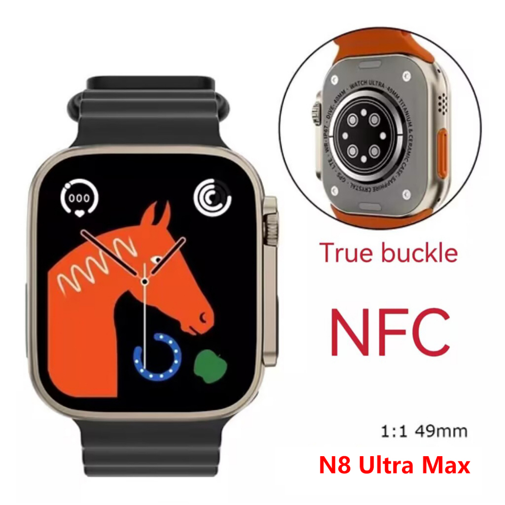 Novo Smartwatch N8 Ultra Max Série 9 49mm Com Tela De 2,08 Polegadas ...