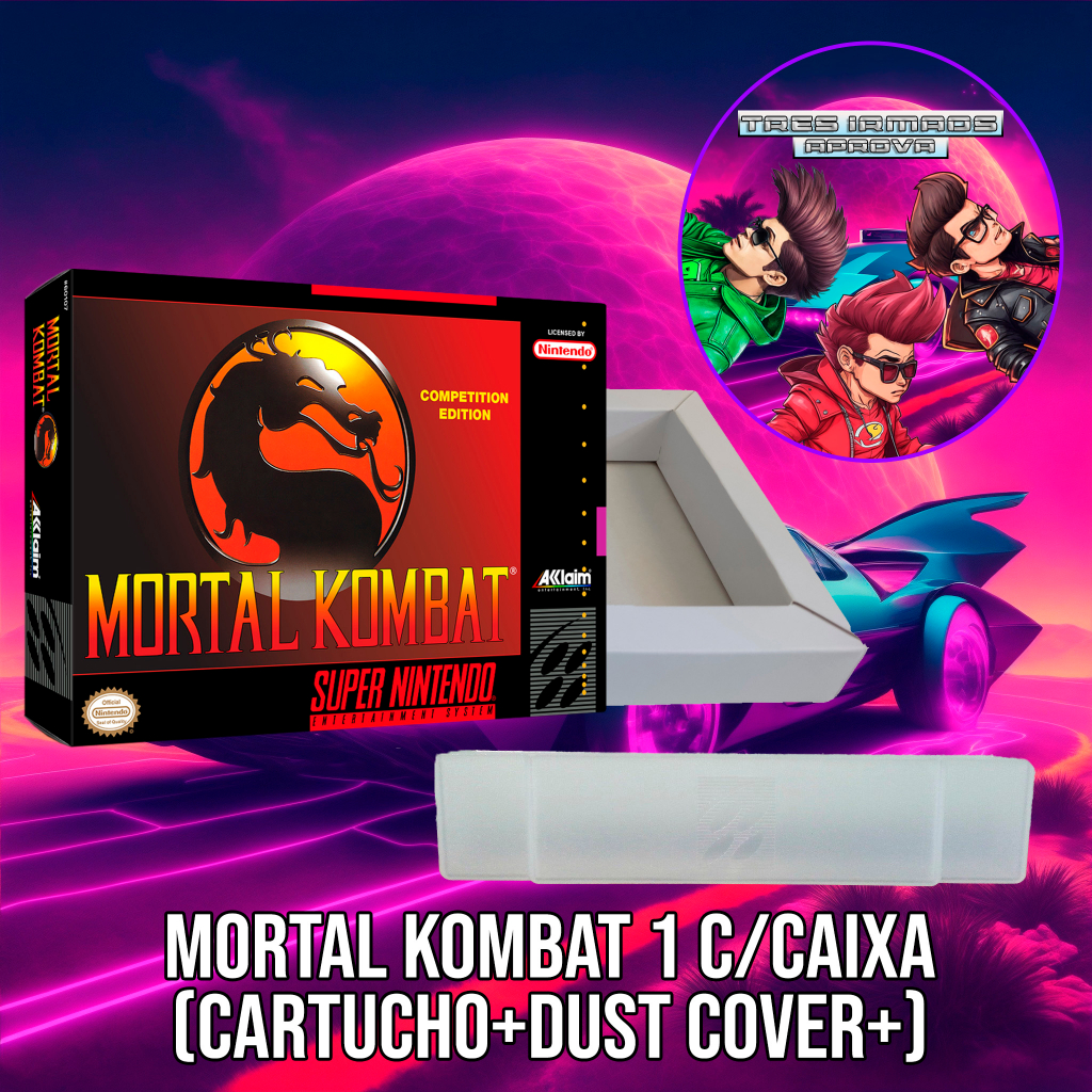 Mortal Kombat 1 Cartucho Super Nintendo | Shopee Brasil