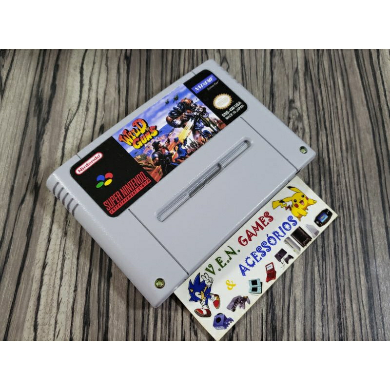 WILD GUNS P/ SUPER FAMICOM + GARANTIA! | Shopee Brasil