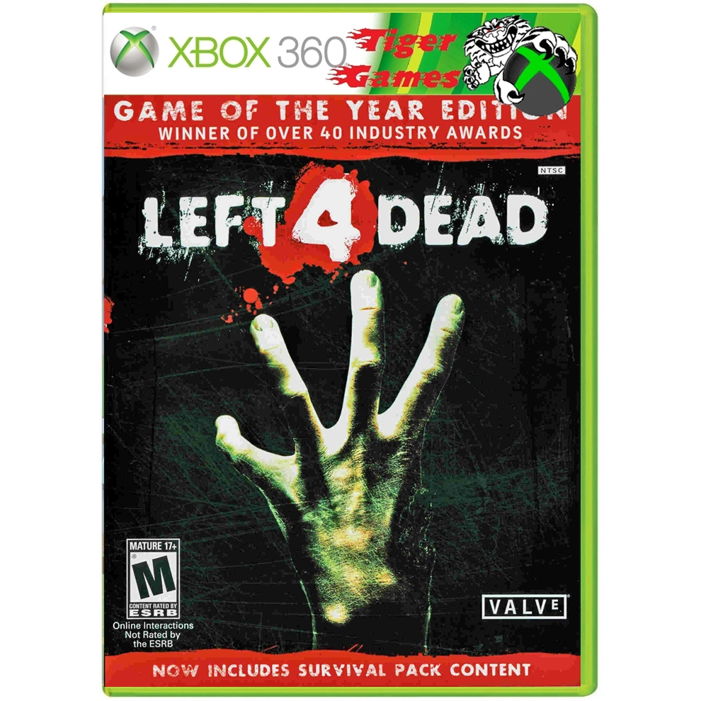 Left 4 Dead 1 Game of The Year Edition em Portugues Xbox 360 | Shopee ...