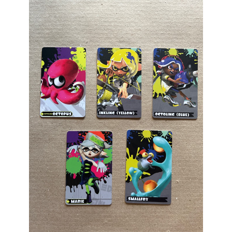 20 Amiibo Cards Splatoon | Shopee Brasil