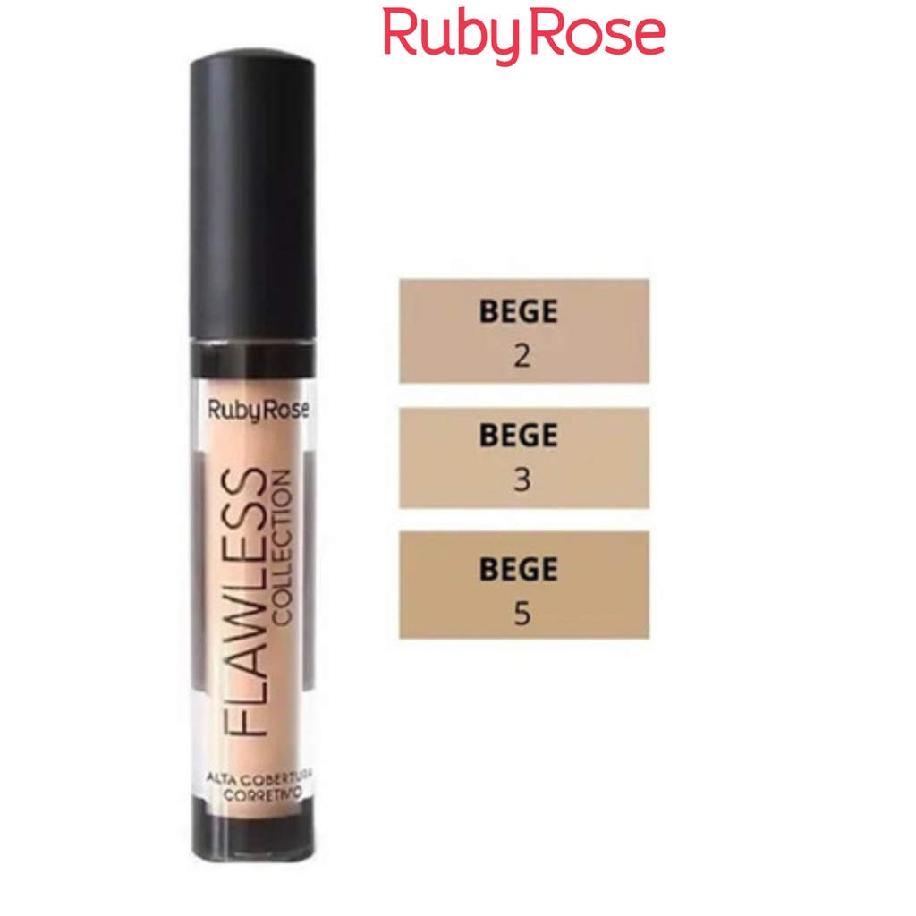 Corretivo Líquido Flawless Collection - Ruby Rose | Shopee Brasil