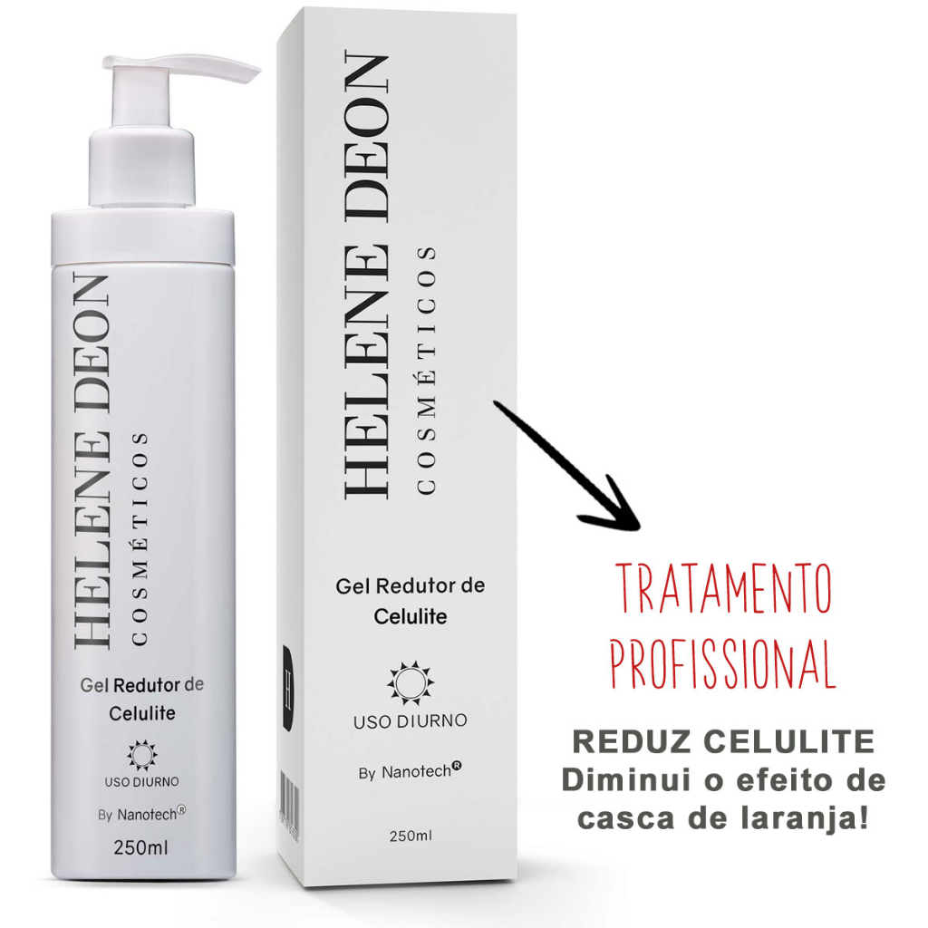 Gel Redutor de Celulite Ação Drenante Helene Deon 250ml | Shopee Brasil