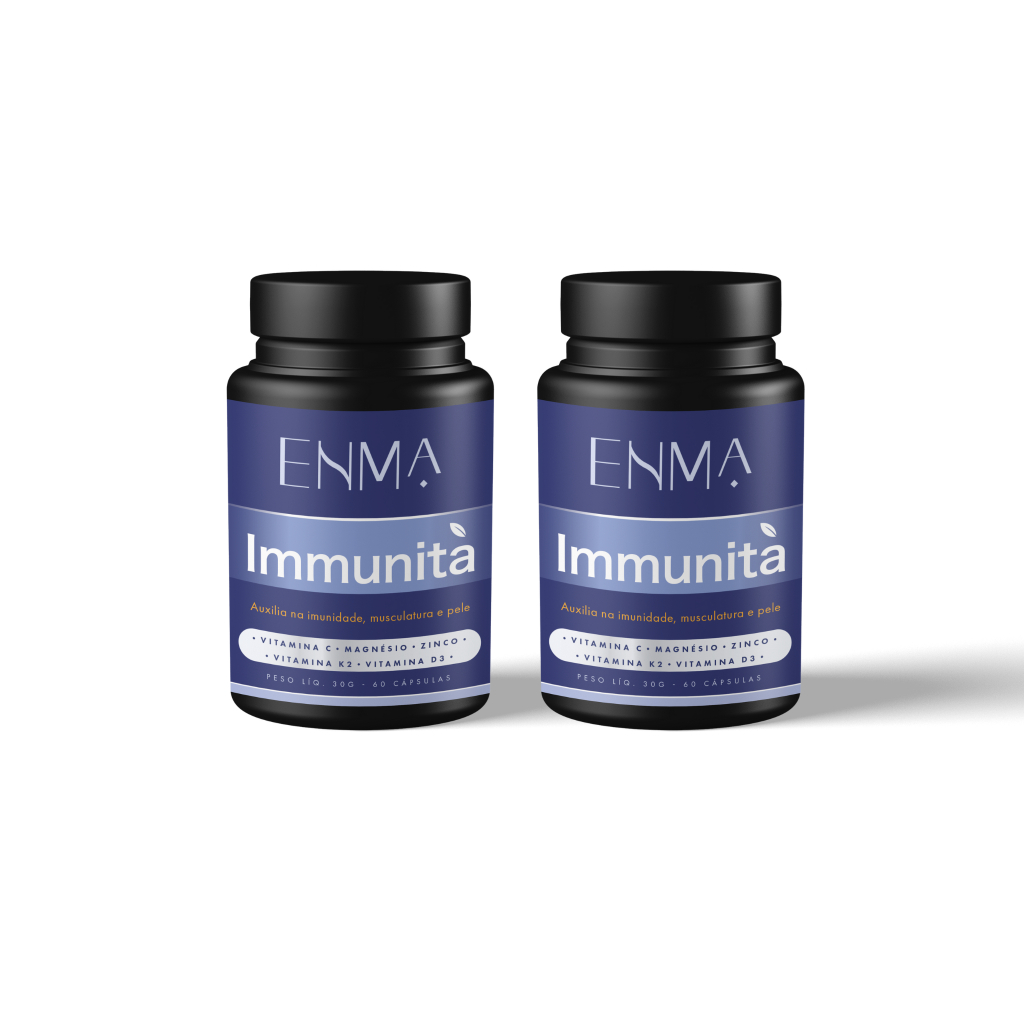 Cápsulas da Imunidade Immunità kit com 2 frascos 60 cápsulas cada ...