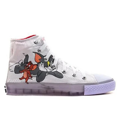 Tenis All Star Tom & Jerry Cano Longo | Shopee Brasil