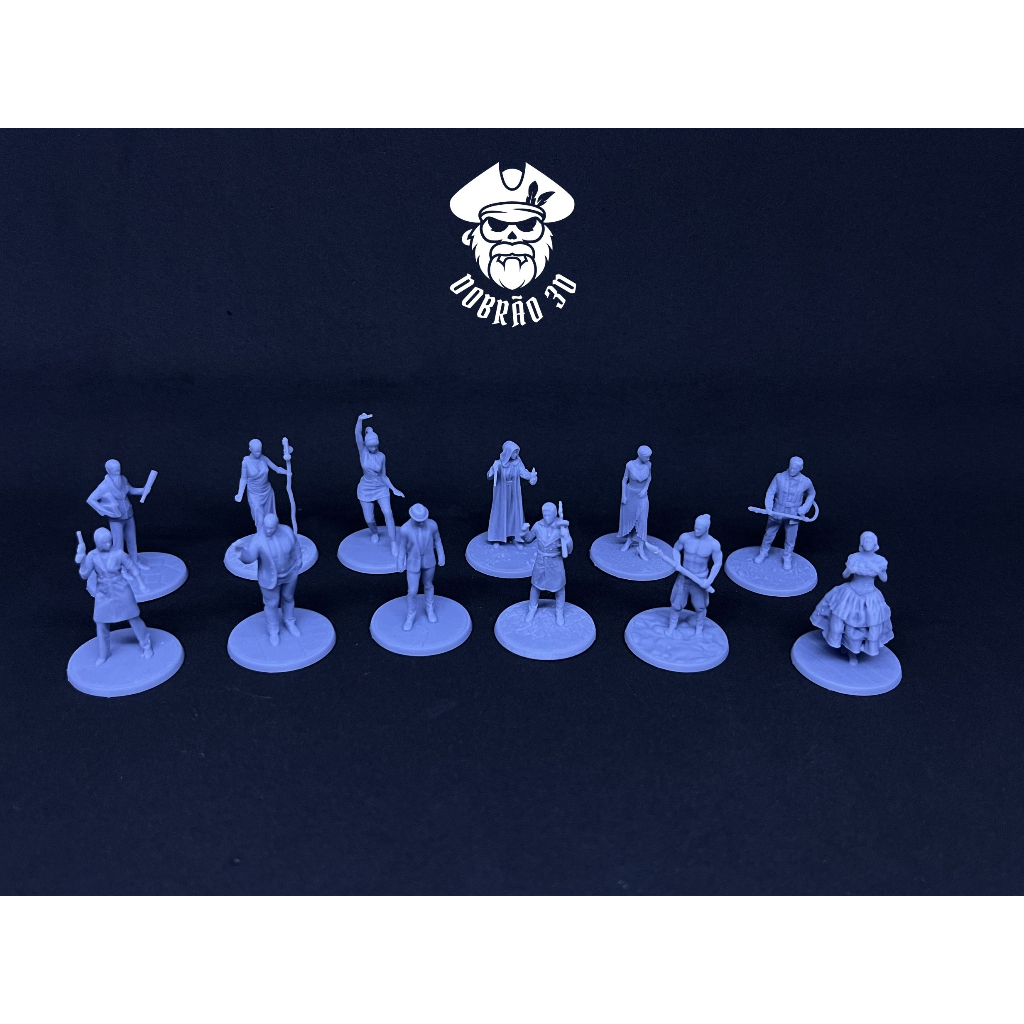 Kit de investigadores Eldritch Horror - Minis Premium | Shopee Brasil