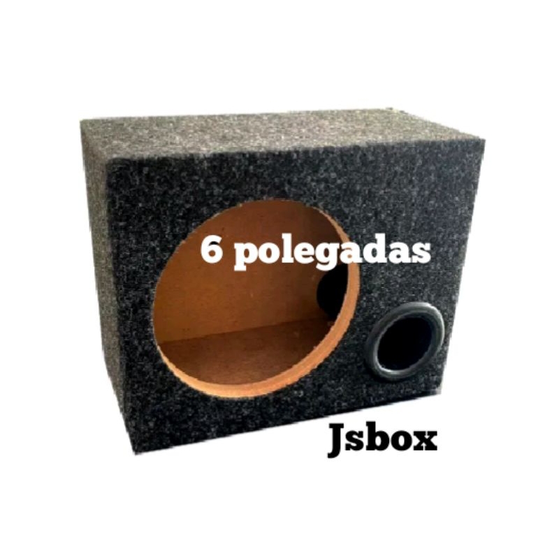 Caixa Para Alto Falante 6 Polegadas Dutata duto de 2 polegadss acompanha | Shopee Brasil