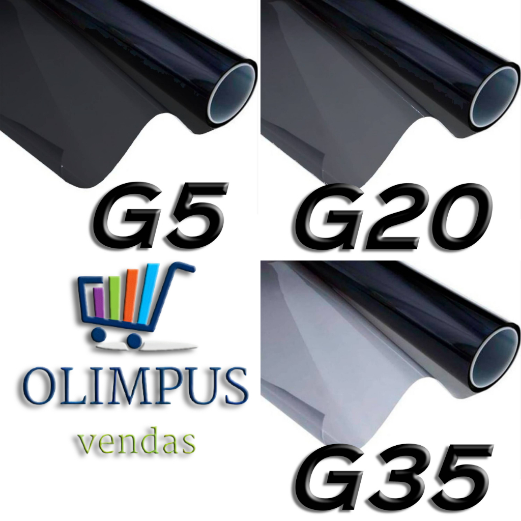Insulfilm Anti Risco 75 ctm G5%, G20% ,G35% Automotivo e Residencial | Shopee Brasil