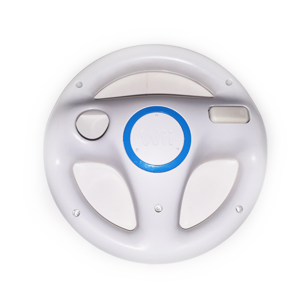 Volante Branco Wii Wheel Original Mario Kart - Nintendo | Shopee Brasil