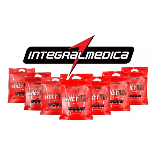 Whey Protein 100% Concentrado Pure 900g Refil - Integralmedica | Shopee Brasil