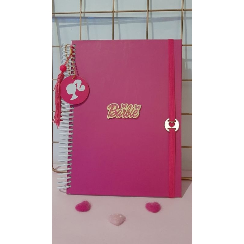Caderno Agenda Barbie personalizado | Shopee Brasil
