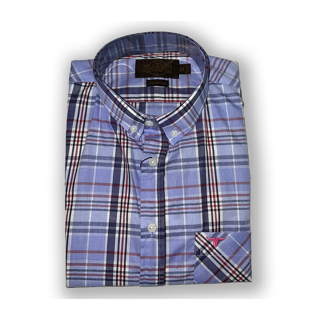 Camisa Xadrez King Roper Farm Rodeio Cowboy Country Txc Cinch | Shopee ...