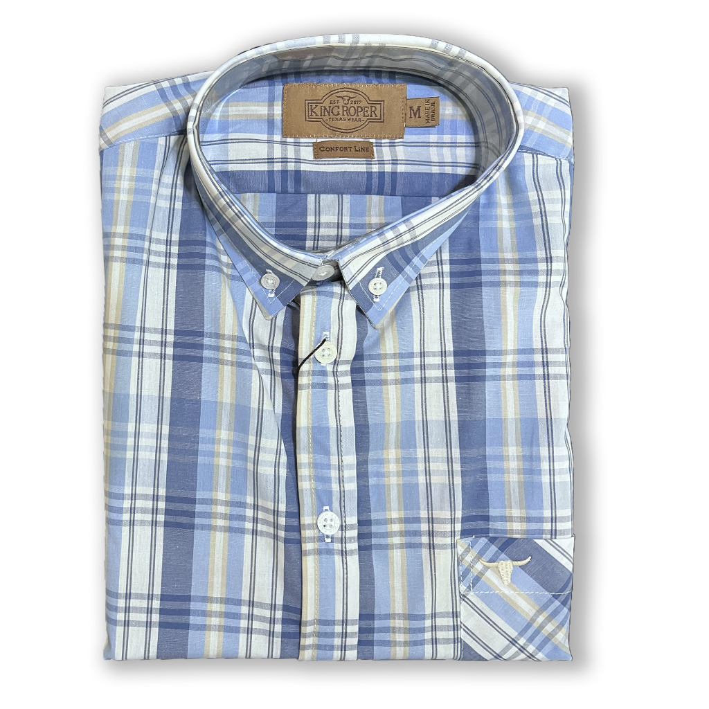 Camisa Xadrez King Roper Farm Rodeio Cowboy Country Txc Cinch | Shopee ...