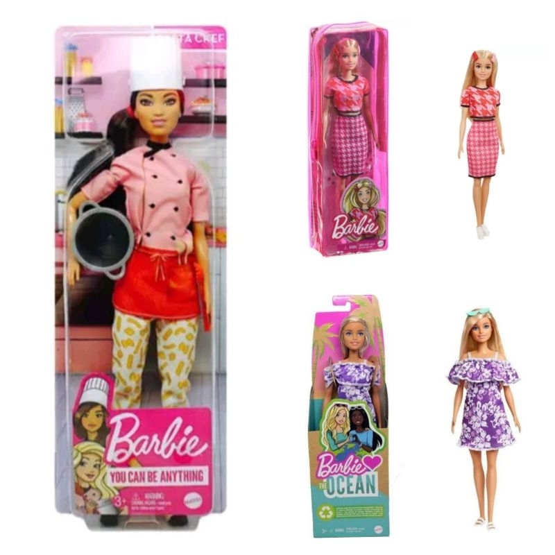 Boneca Barbie - Mattel Original Brinquedo para crianças boneca | Shopee ...