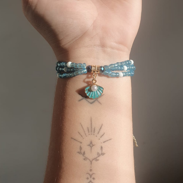 Pulseira Iemanjá / Odoyá / Orixás / Orixá Iemanjá / Odociaba / Umbanda ...