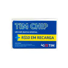 TIM CHIP TOP (Com 10 De Recarga) | Shopee Brasil