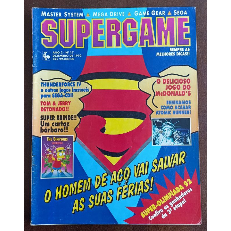 REVISTA SUPERGAME 17 - Corre Que Ta Baratinho
