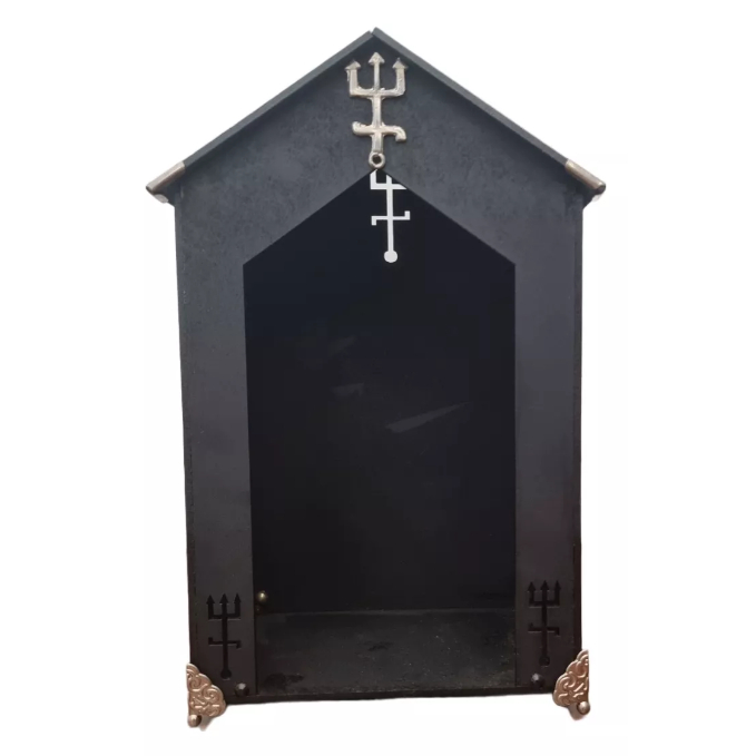Altar Preto De Exú Esú Guardião Umbanda E Candomblé Proteção | Shopee ...