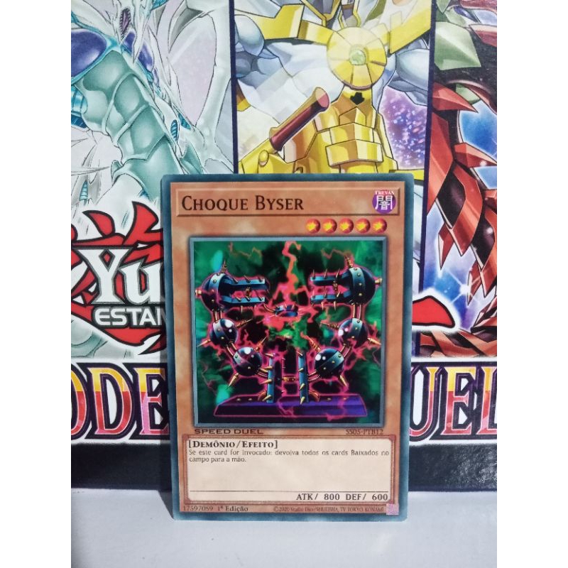 yu-gi-oh choque byser comum | Shopee Brasil