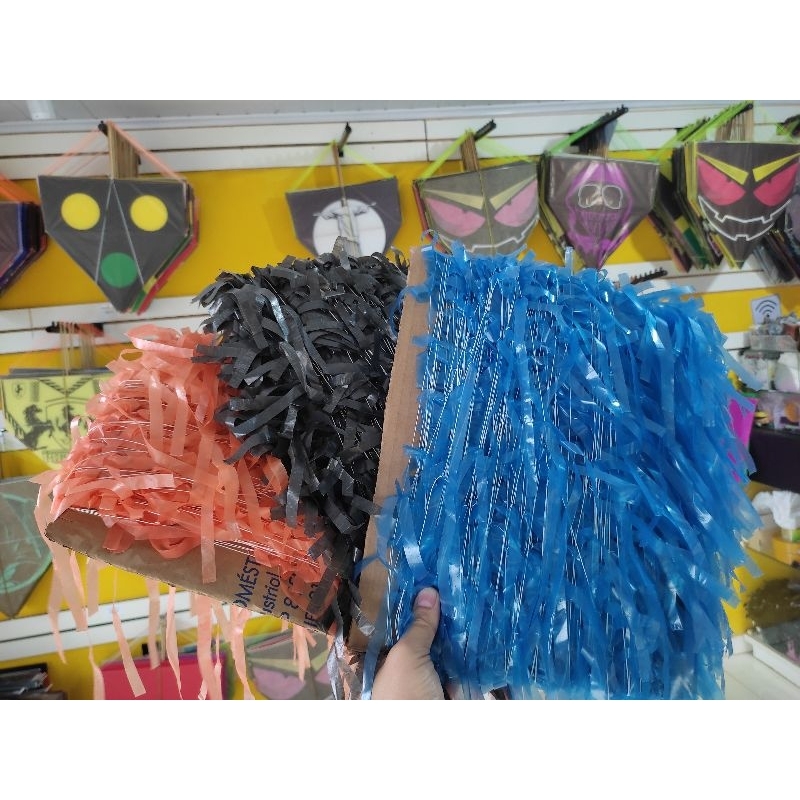 Rabiola para Pipa com 500 metros cotoco feita a mão (fita c/12cm ...