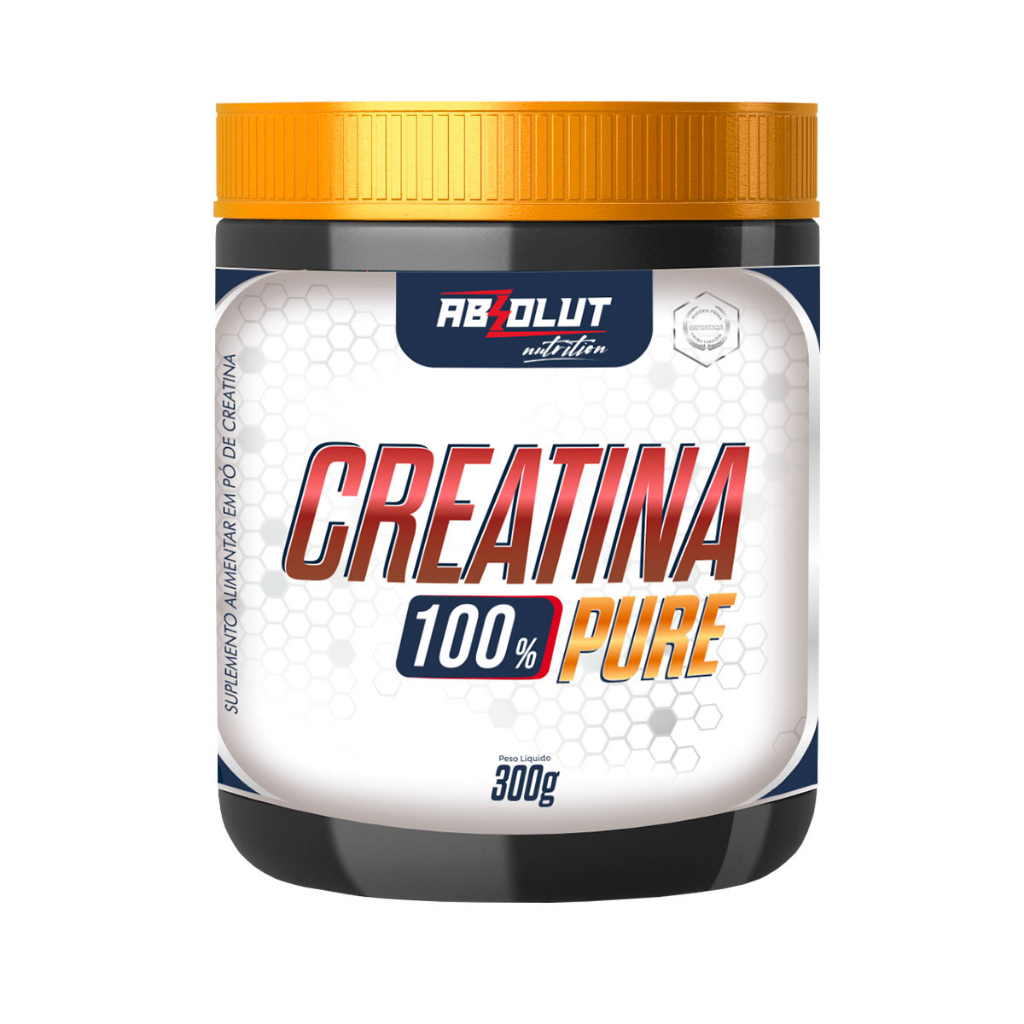 Creatina 100 Pure Micronizada E Monohidratada 300g Absolut Shopee Brasil