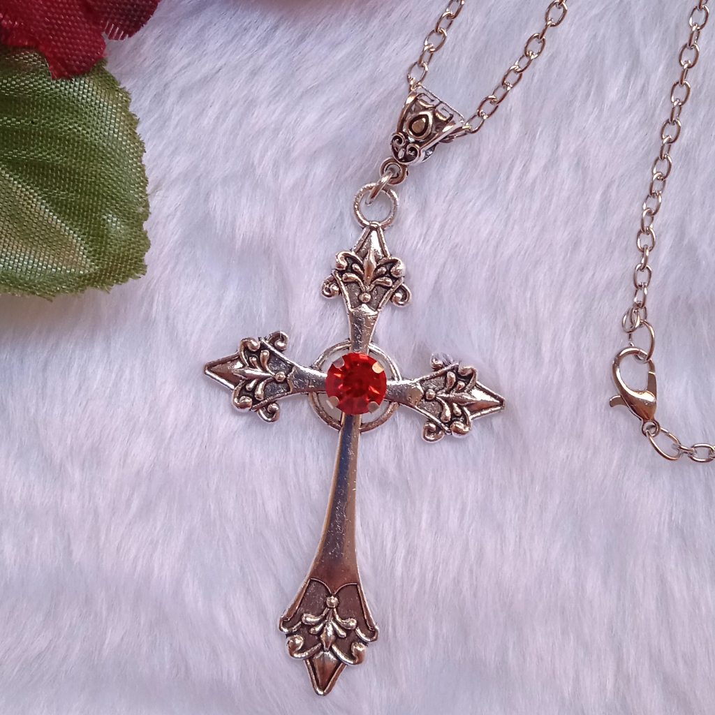 Colar Cruz (Dark, Gotica, Rock, Aesthetic, Goth) | Shopee Brasil