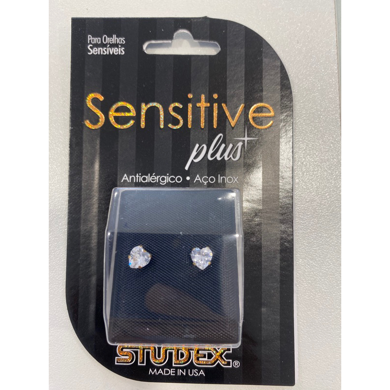 Brinco Sensentive Plus Studex modelo SP885 | Shopee Brasil
