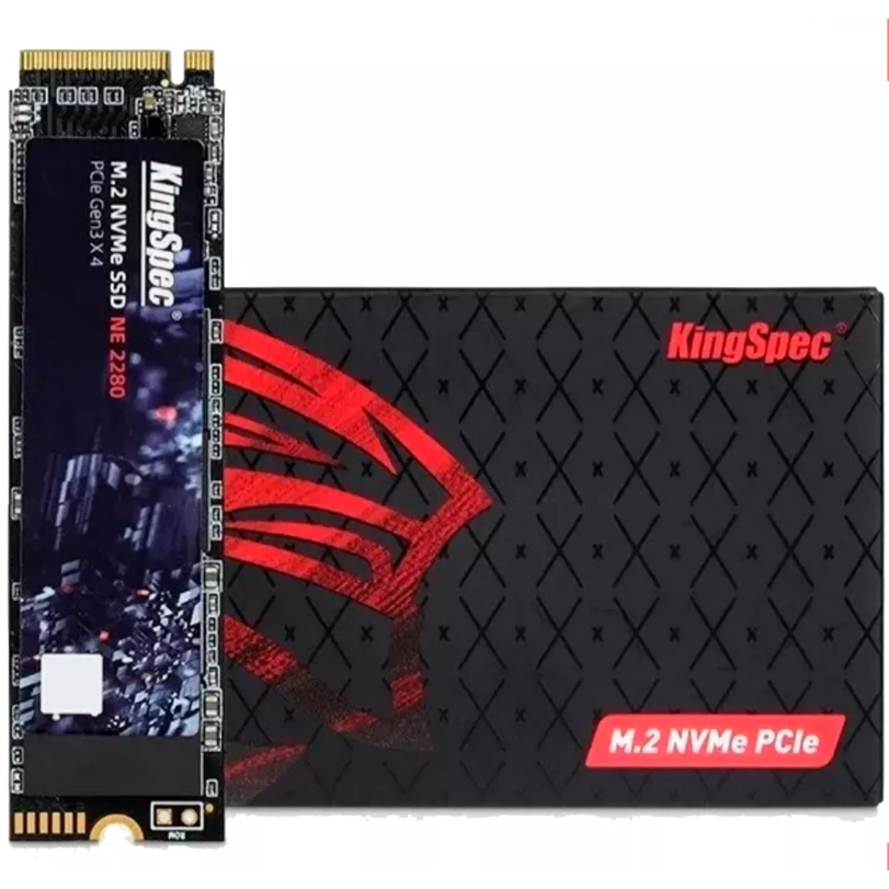 Disco Sólido Interno SSD M2 Nvme 512GB/256GB/128GB KingSpec Envio em 24h no Brasil | Shopee Brasil