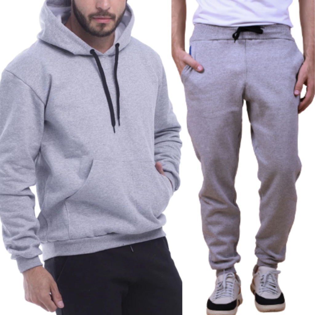Conjunto Moletom Agasalho Masculina Adulto P ao GG Masculino | Shopee ...