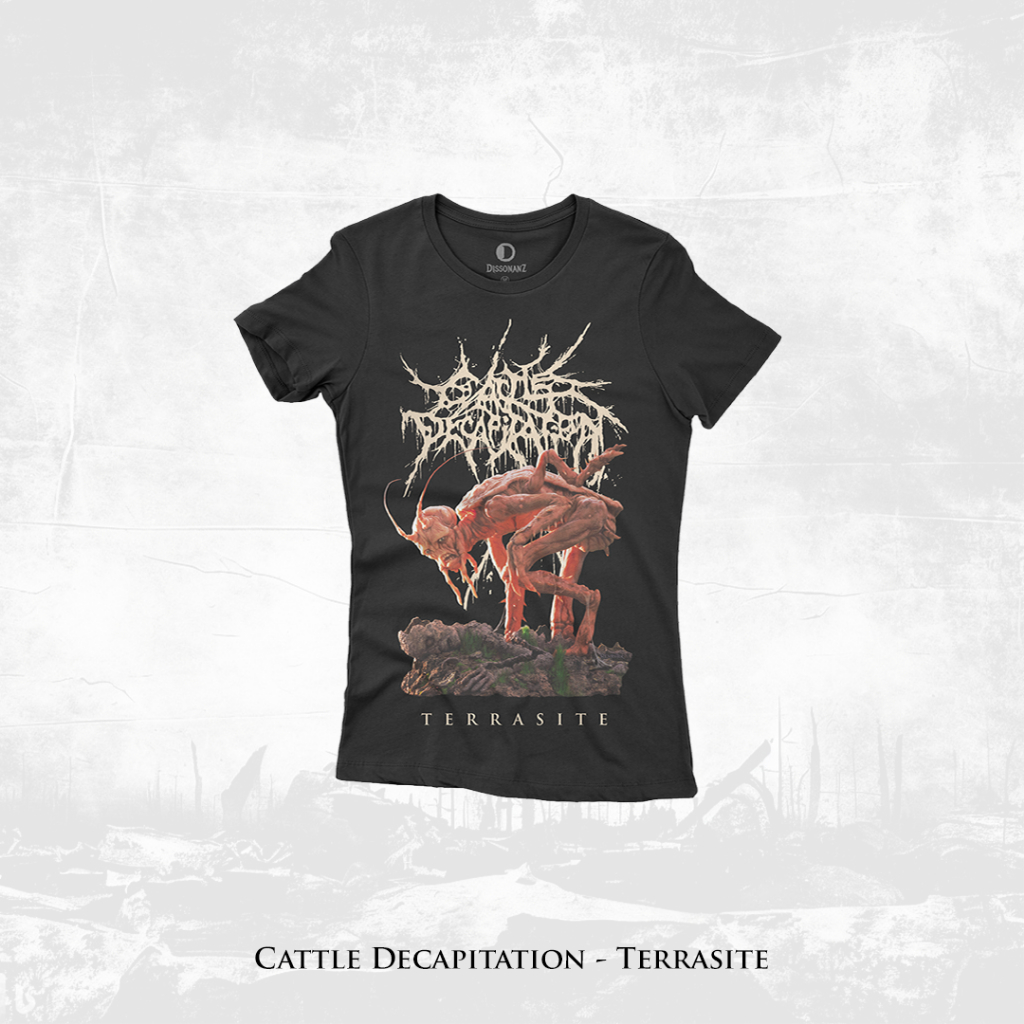 Baby Look: Cattle Decapitation - Terrasite, Death Atlas - 2 opções ...