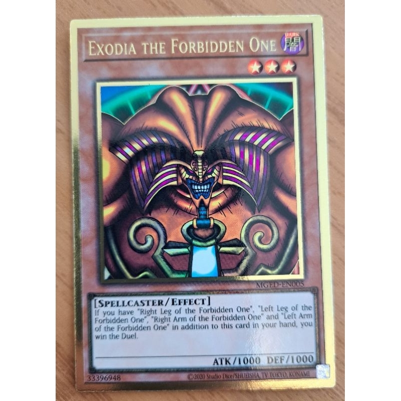 Card Yugioh Exodia The Forbidden One original e nova | Shopee Brasil