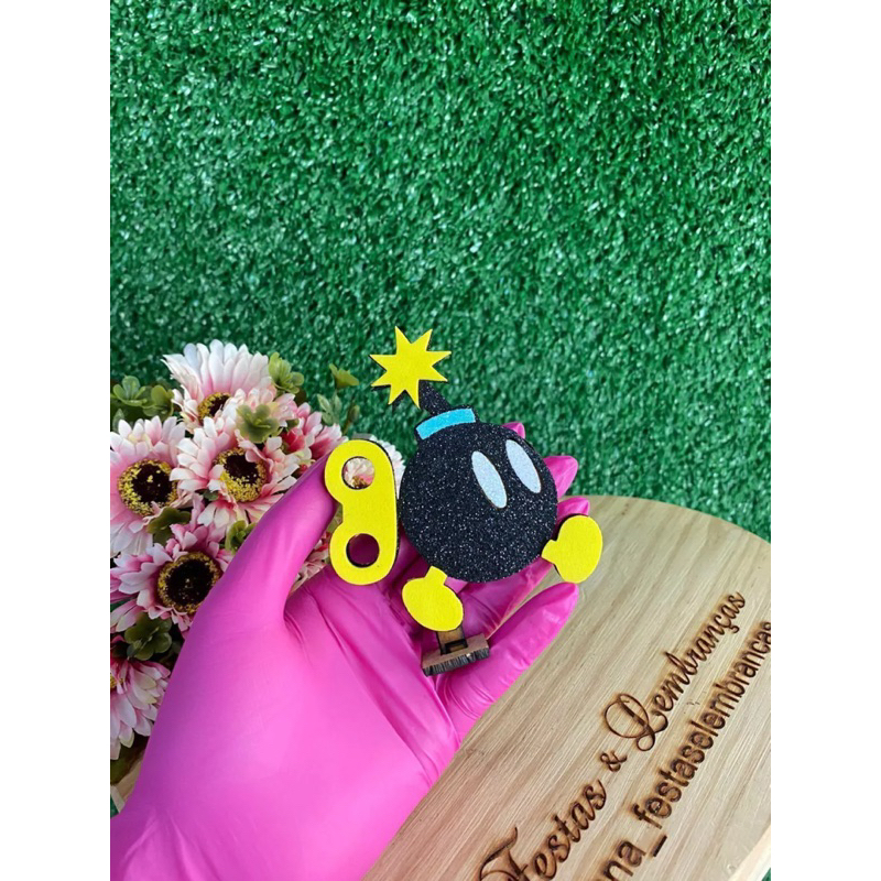 Aplique bomba - super mario | Shopee Brasil