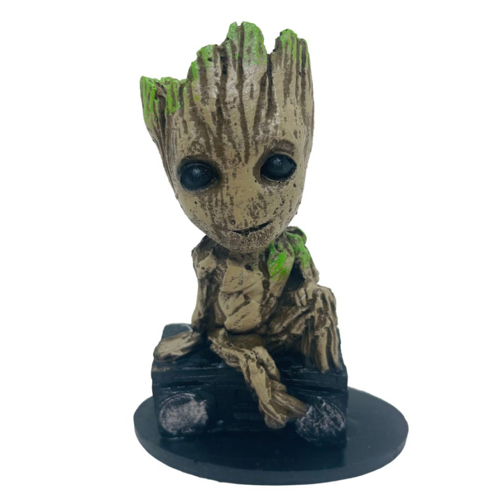 Boneco Estatua Baby Groot Radio Filme Guardiões da Galaxia Colecionável ...