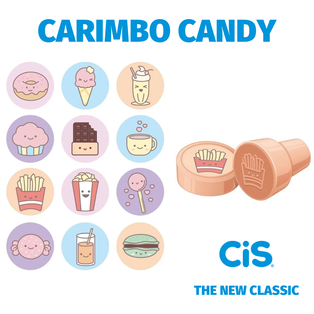 Carimbo Cis Stamp Candy Fofo Comidinhas Donut Macarron Sorvete Batata ...