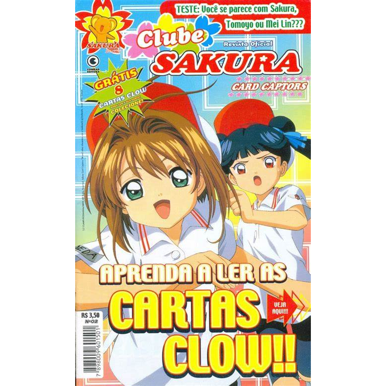 Livro: Revista HQ Clube Sakura Oficial Card Captors Volume 2 Mangá | Shopee Brasil