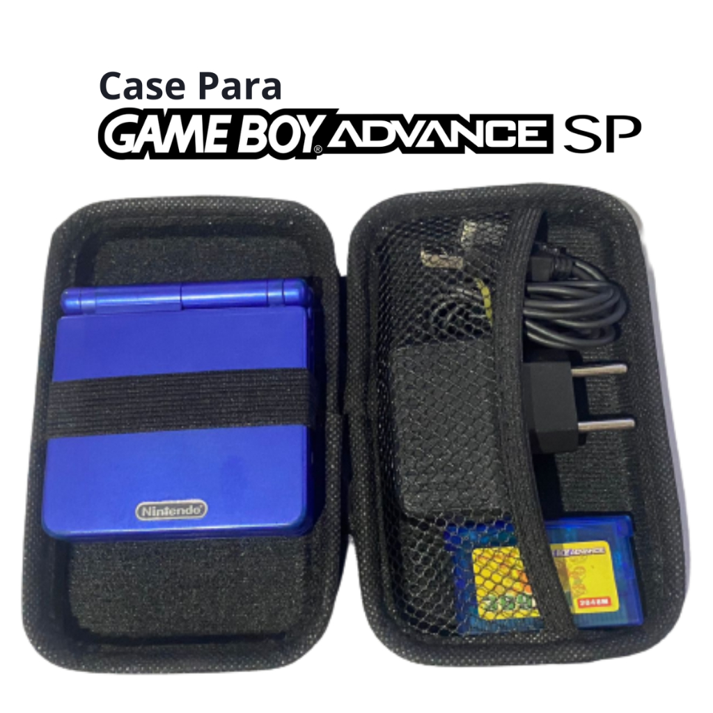 Estojo Case Gba Sp Gameboy Advance Sp e Powkiddy v90