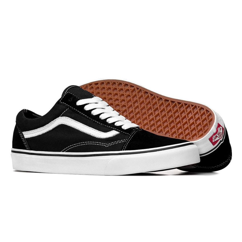 Tênis Vans Old Skool Preto/Branco Premium 1° linha | Shopee Brasil
