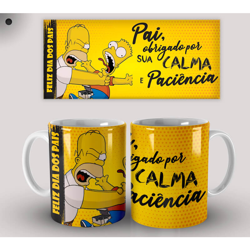 caneca pai homer simpsons | Shopee Brasil