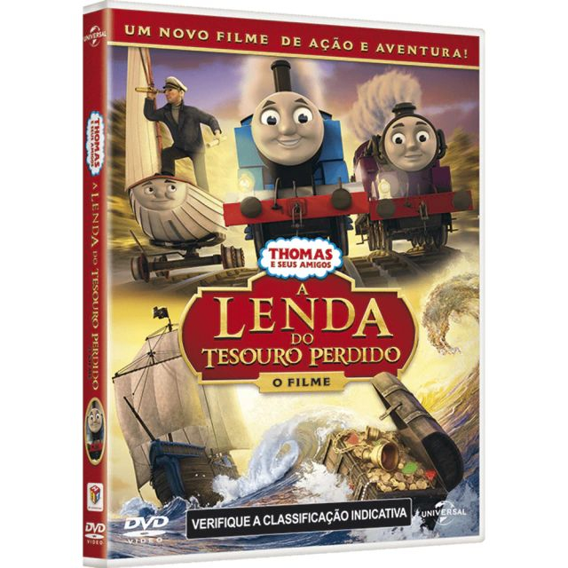DVD Thomas e Seus Amigos A Lenda do Tesouro Perdido Original Lacrado ...