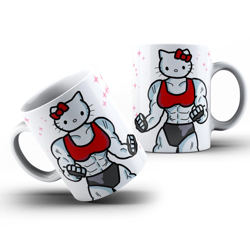 Caneca Hello Kitty Maromba Gatinha Bombada Colecionável Meme | Shopee ...