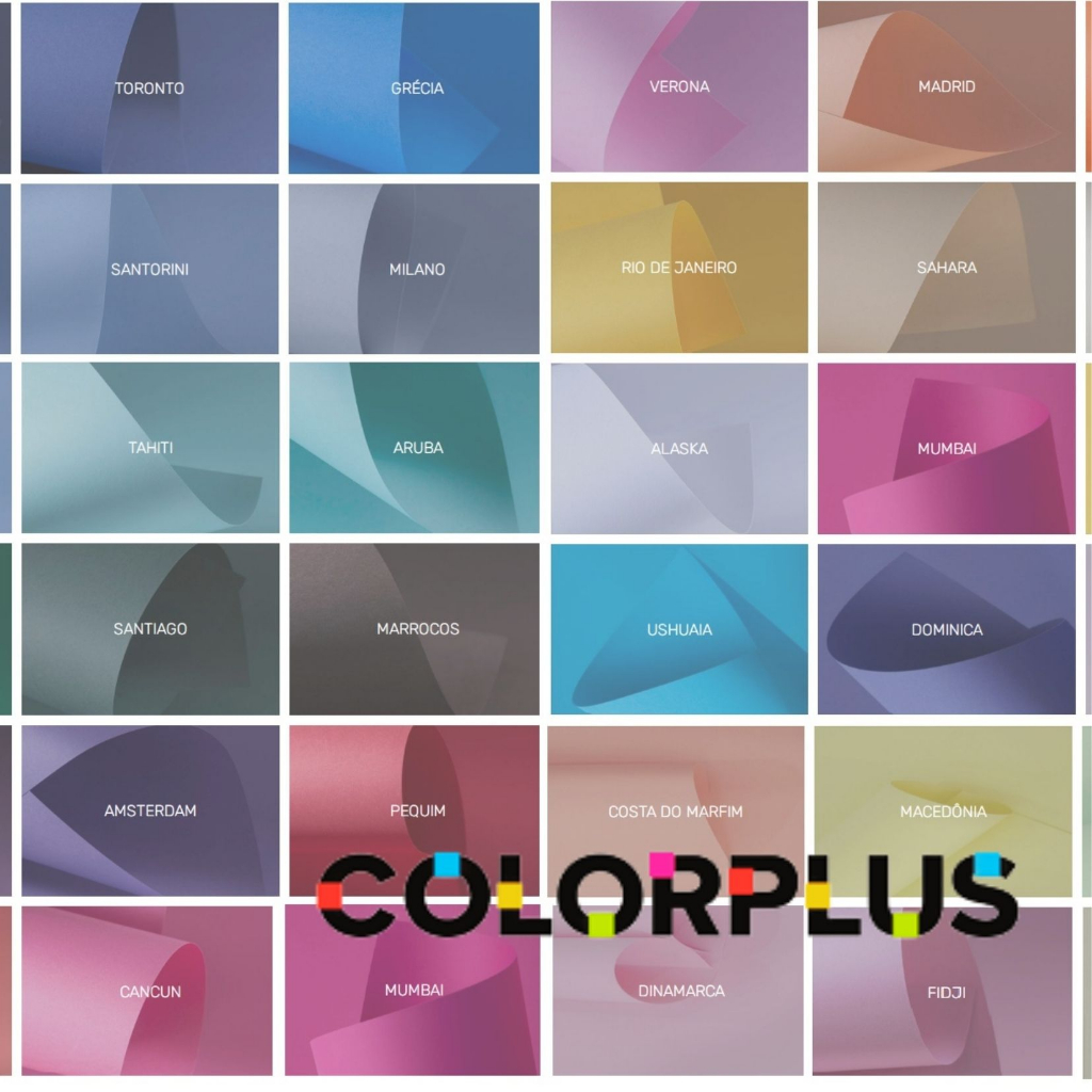 Pacote 10 Unidades Revestimento Papel color Plus 66x96cm | Shopee Brasil