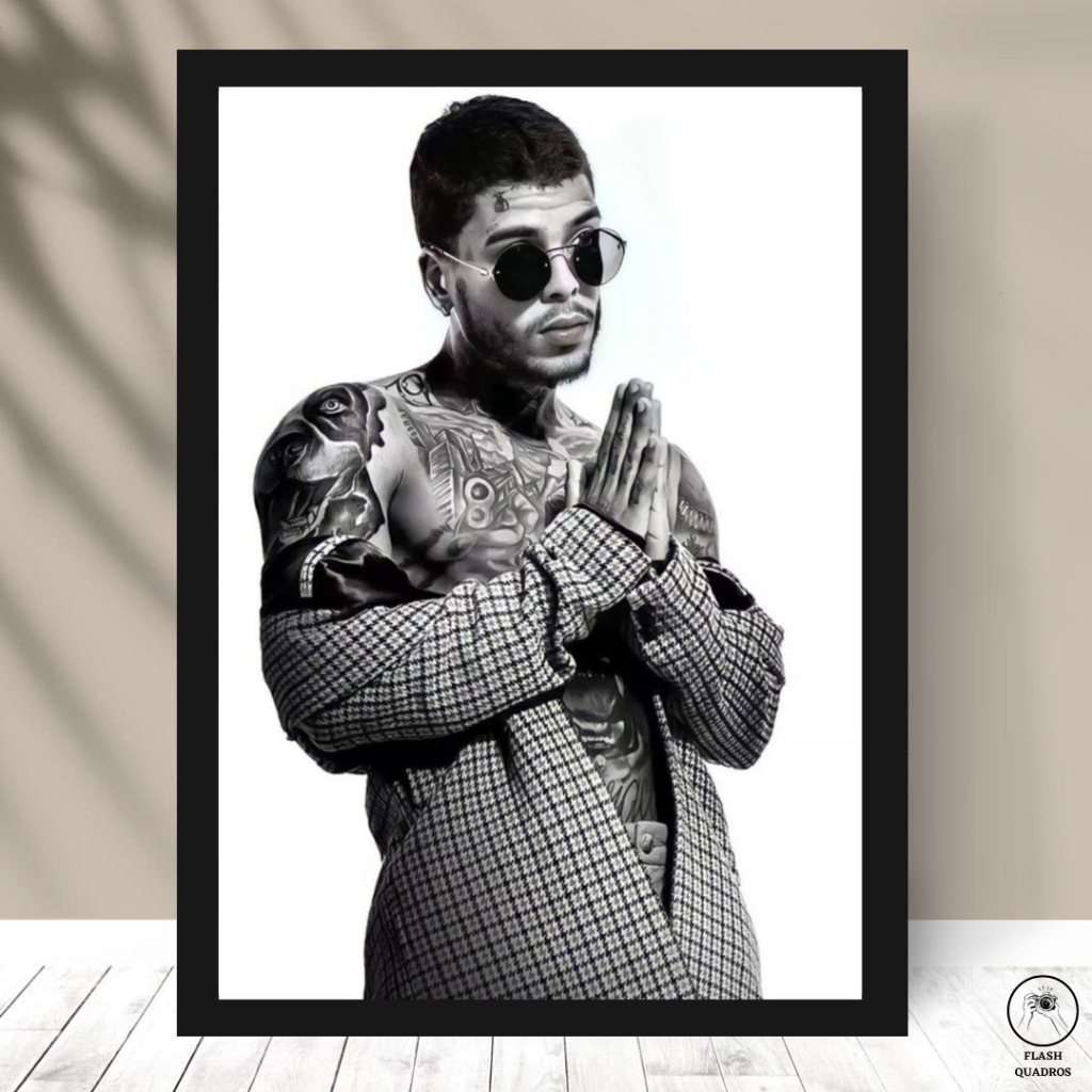 QUADRO MC KEVIN FUNK C/ MOLDURA E VIDRO A4 A3 #31 | Shopee Brasil