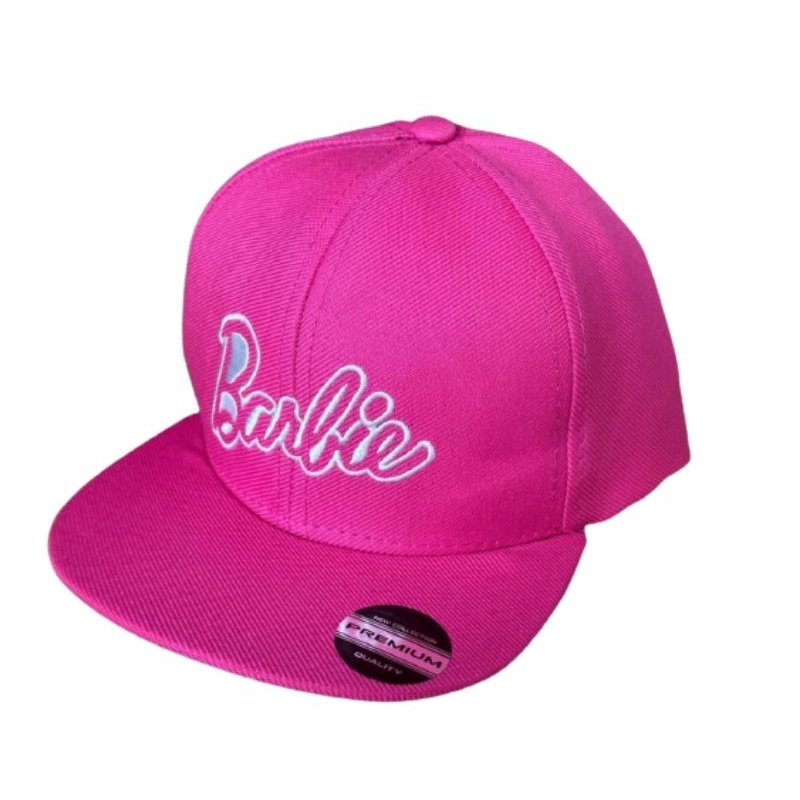 Boné Barbie Bordado infantil para meninas aba reta. | Shopee Brasil