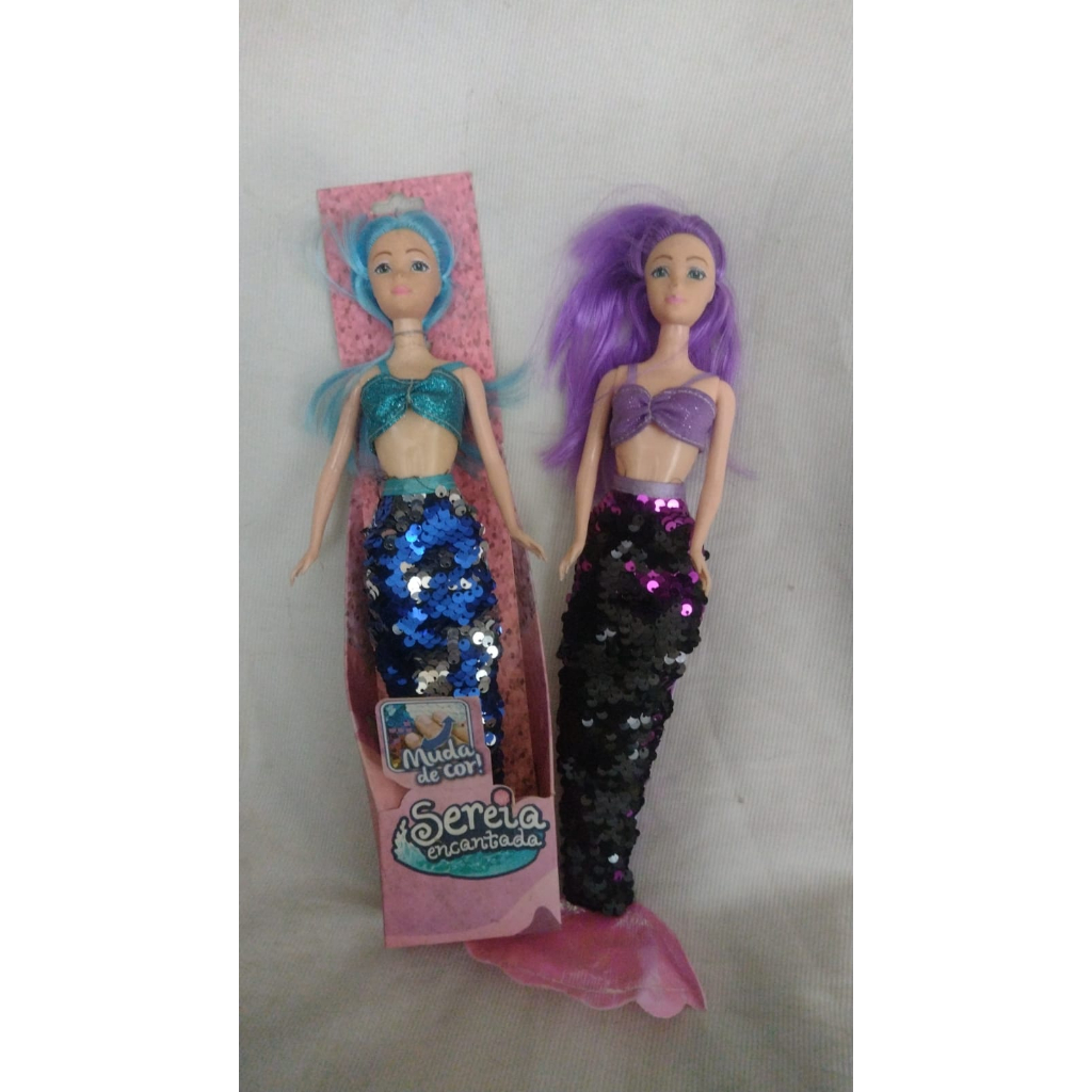 boneca sereia encantada muda de cor | Shopee Brasil