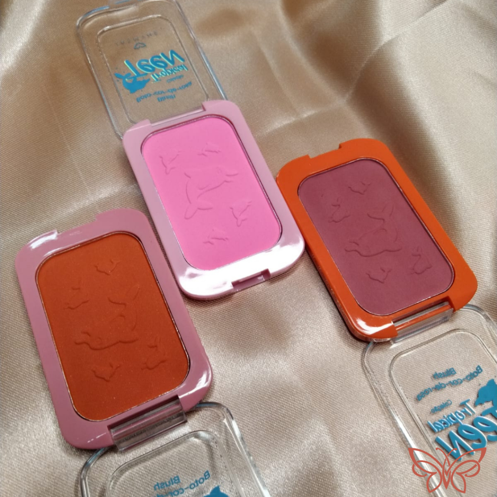 BLUSH BOTO-COR-DE-ROSA COLEÇÃO TROPICAL TEEN | Shopee Brasil