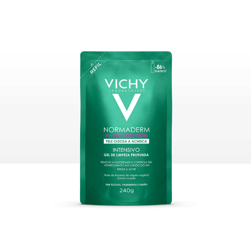 Vichy Normaderm Phytosolution Intensivo Refil - Gel de Limpeza 240g ...