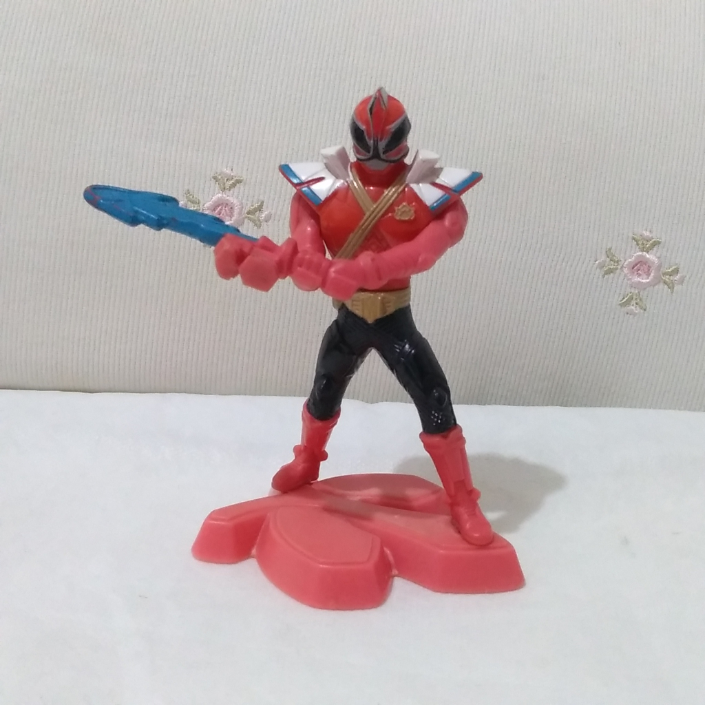 Boneco Power Ranger Vermelho Super Samurai Mc Donalds | Shopee Brasil