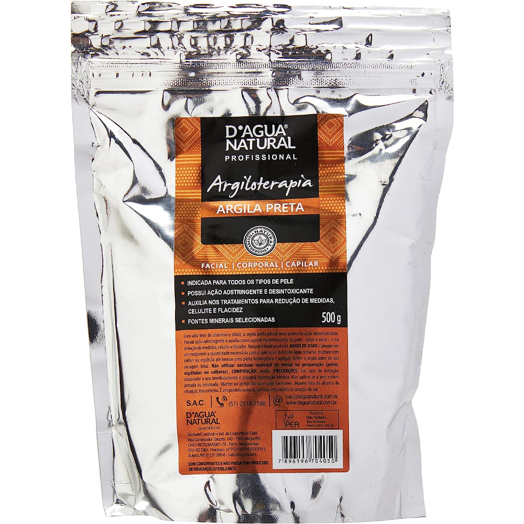 ARGILA PRETA 500G | Shopee Brasil