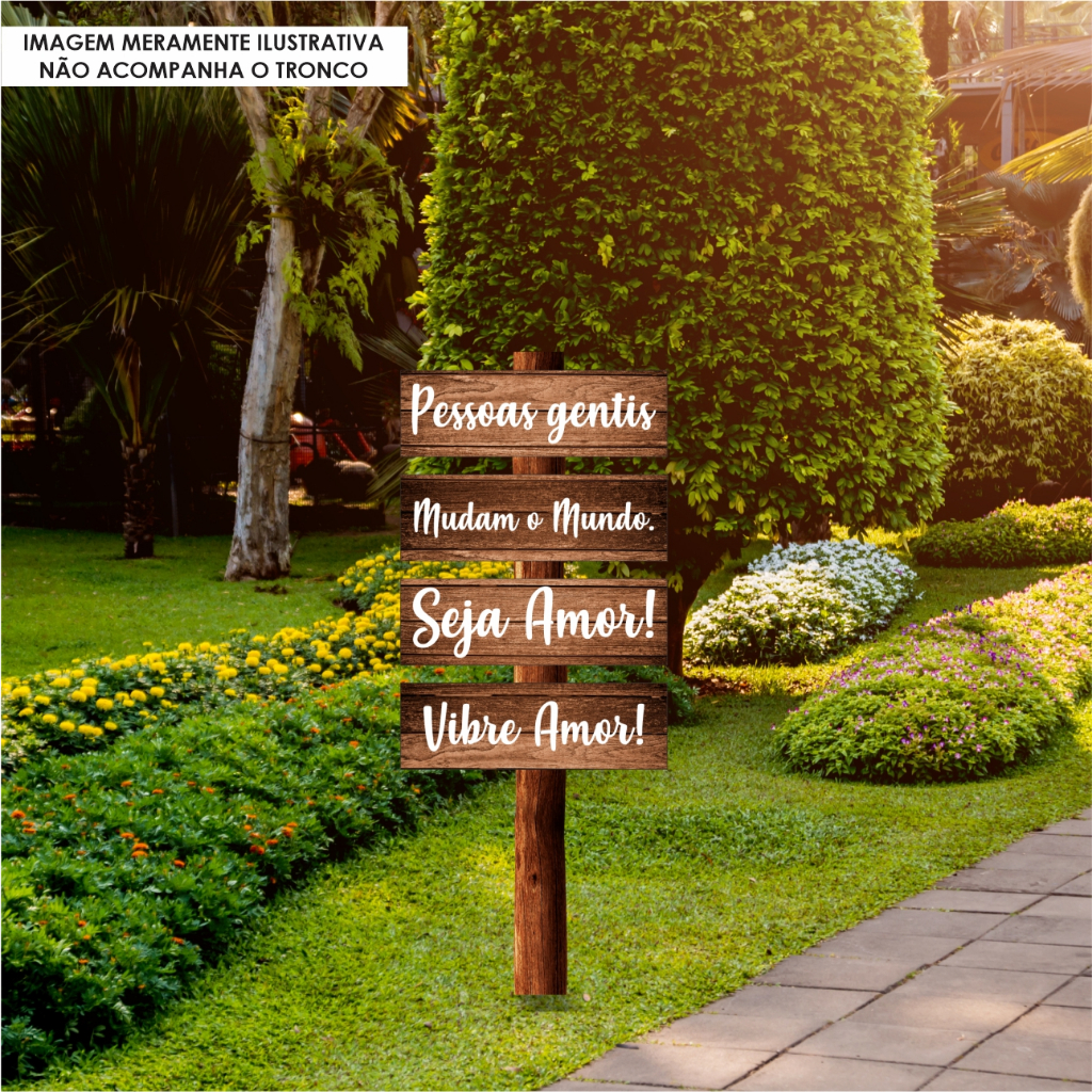 Kit de Placas para Entrada de Casa Jardim Frases Motivacionais | Shopee ...