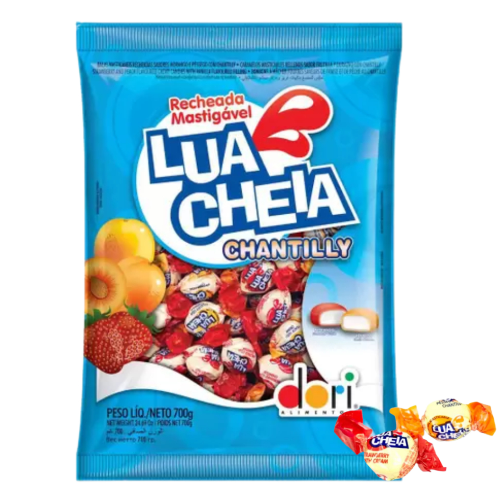 Bala Lua Cheia Chantilly 600g - Dori | Shopee Brasil